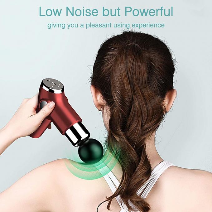 Mini Pocket Handheld Massager Gun 1200rpm 20 Speeds Body Therapy Pain ...